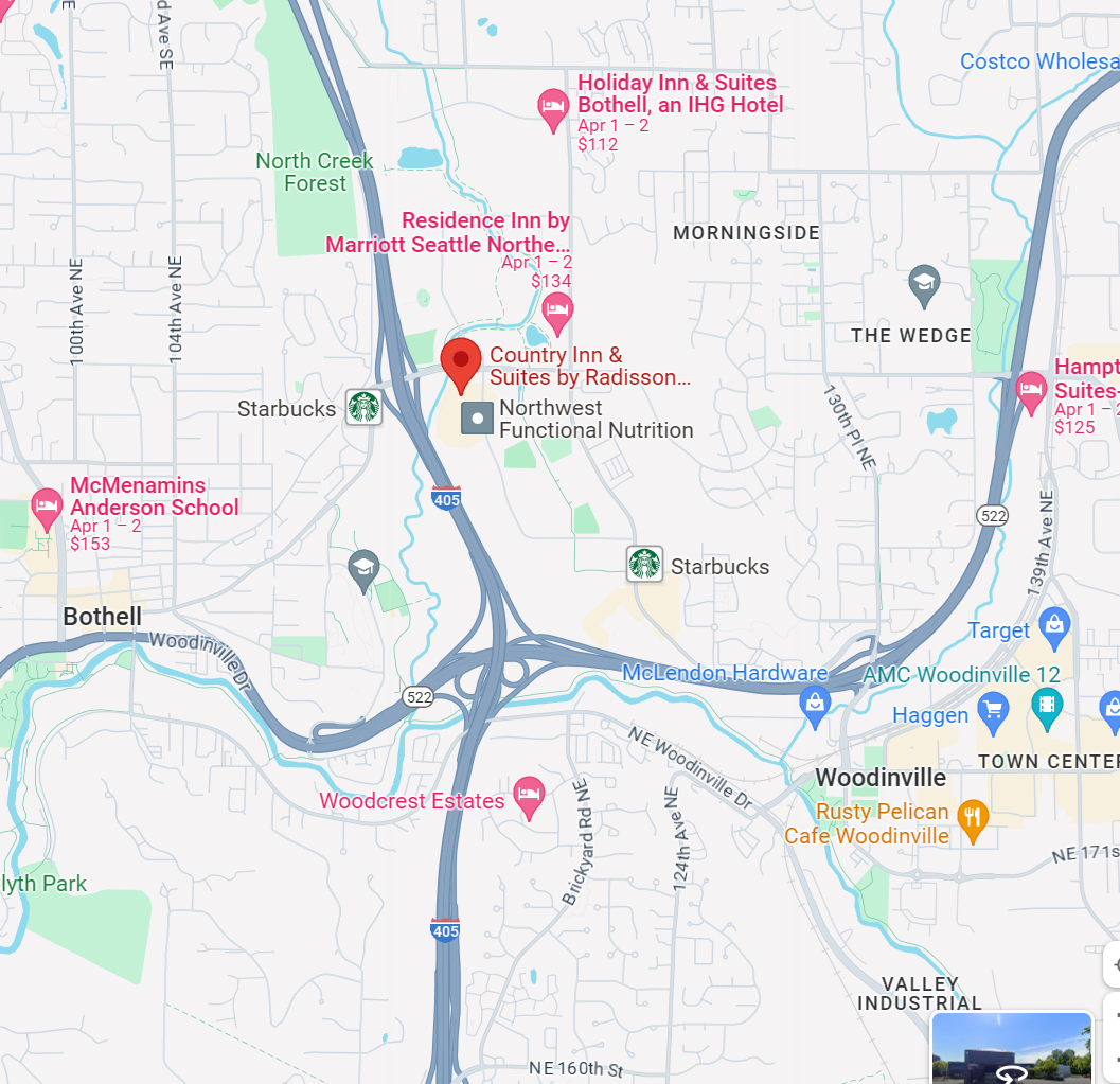 Close up of the area.